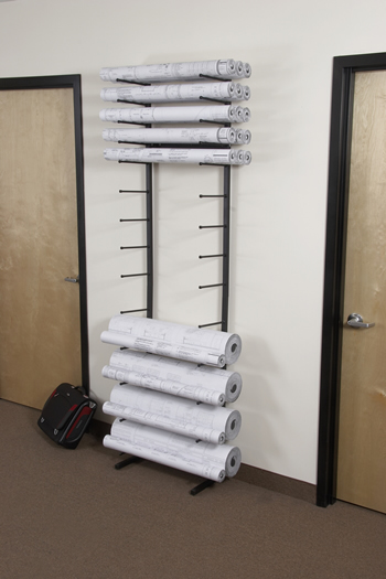 Vis-i-Racks for Large Volumes of Rolled Documents Steel-Flat-Files.com